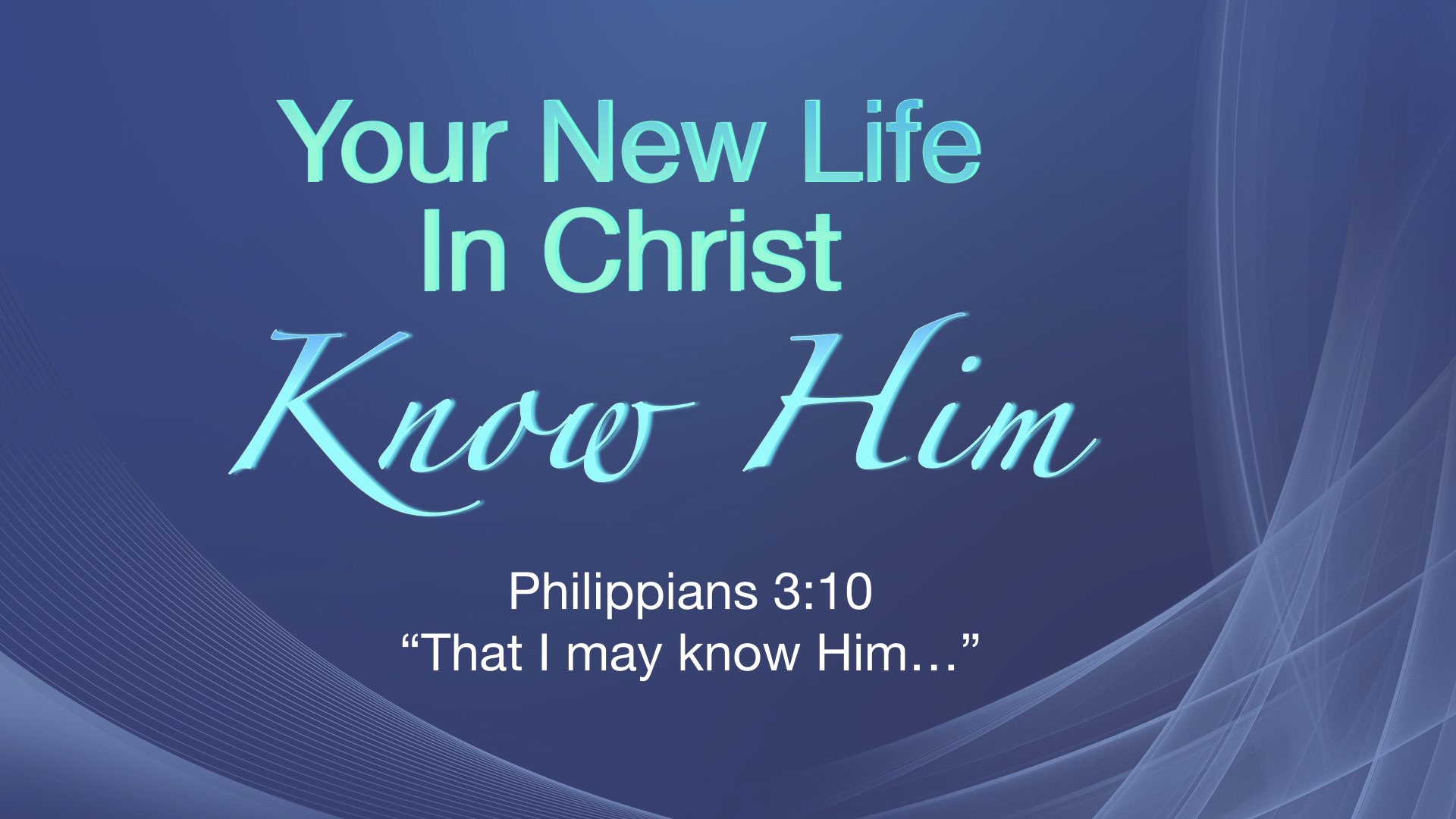 Your New Life In Christ | Dr. M. DeWayne Anderson