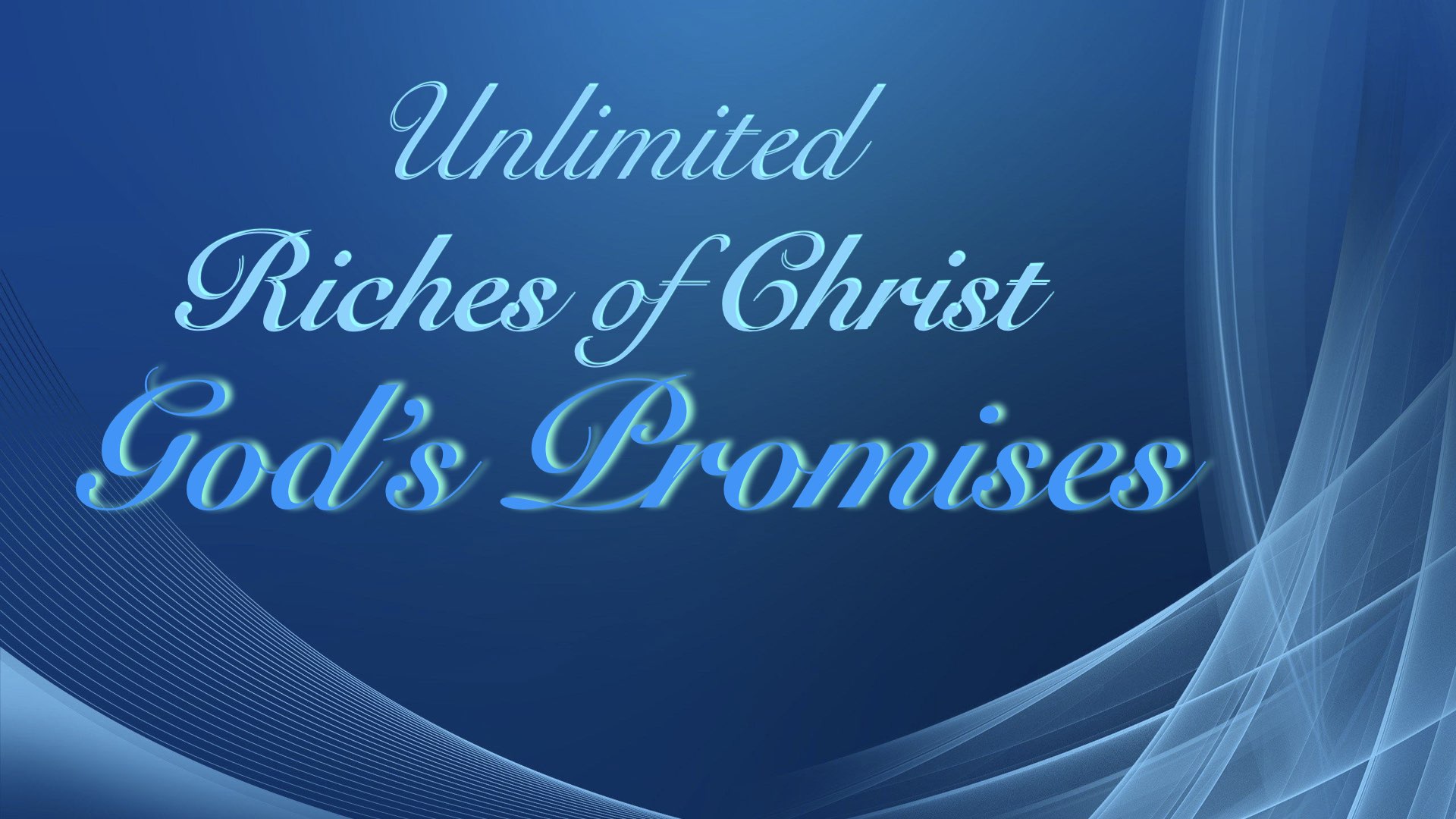 Unsearchable Riches of Christ | Dr. M. DeWayne Anderson