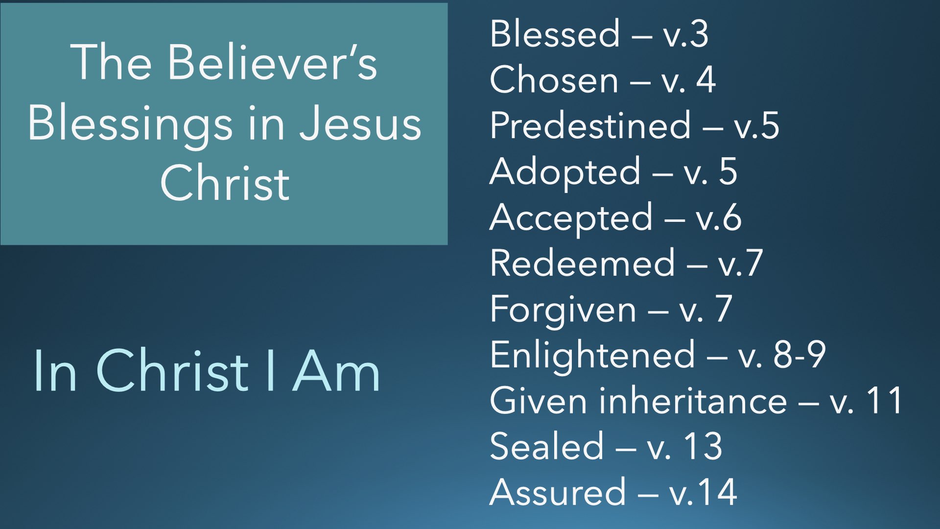 Ephesians – Part 1 | Dr. M. DeWayne Anderson